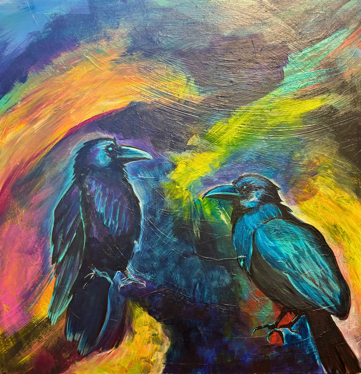 Raven Duo – Allison McGree Fine Art