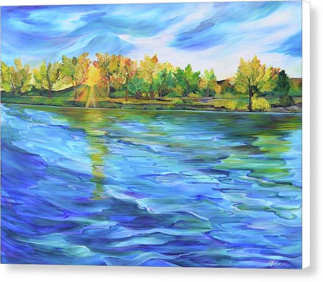 Bighorn River - Canvas Print – Allison McGree Fine Art