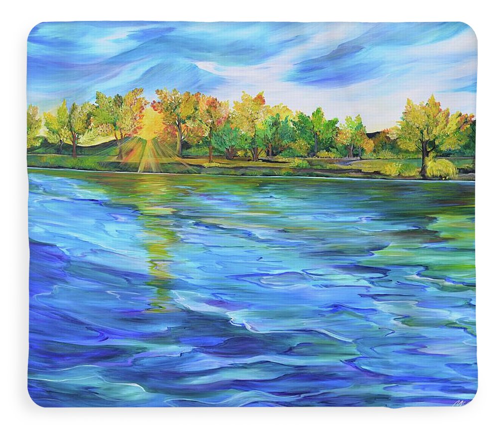 Bighorn River - Blanket – Allison McGree Fine Art