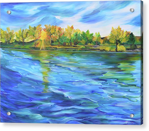 Bighorn River - Acrylic Print – Allison McGree Fine Art