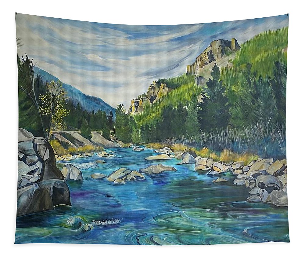 Gallatin River - Tapestry – Allison McGree Fine Art