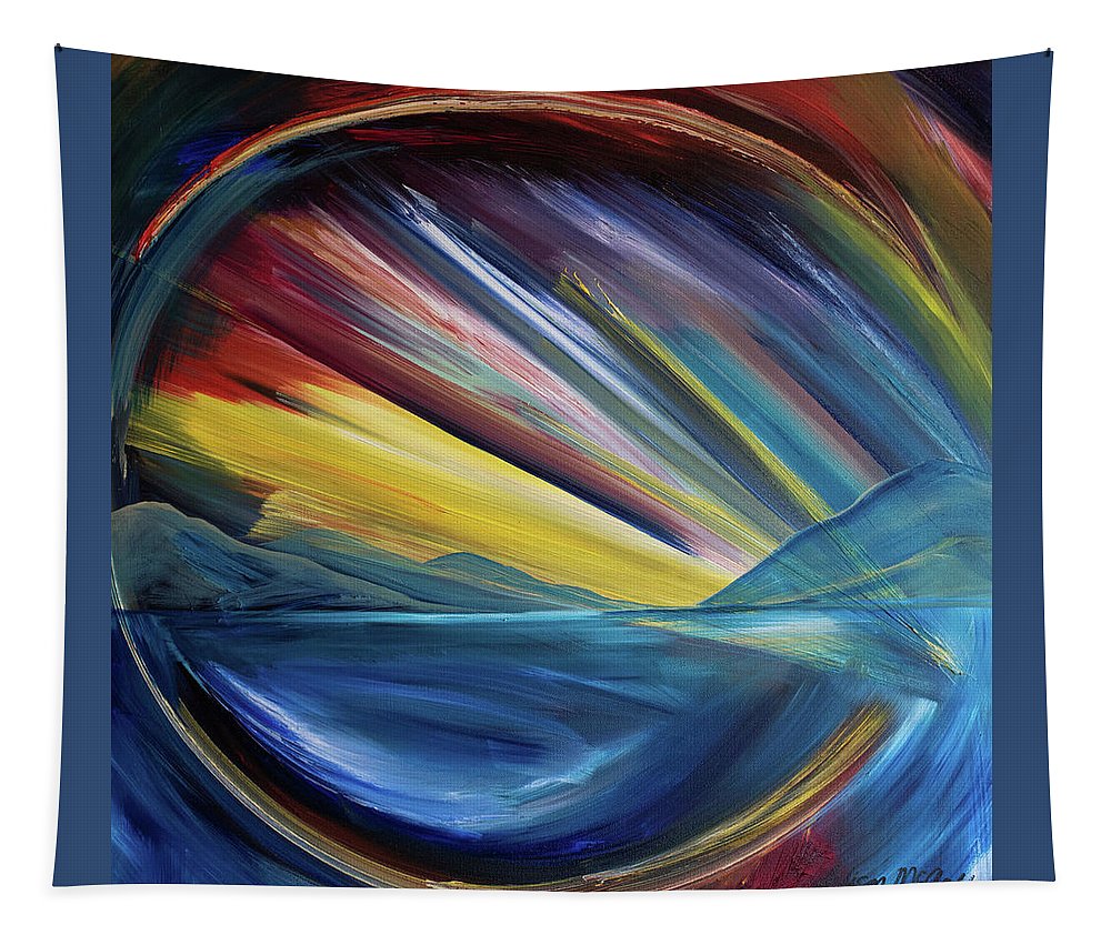 Layered Landscape Mountains 4 - Tapestry – Allison McGree Fine Art