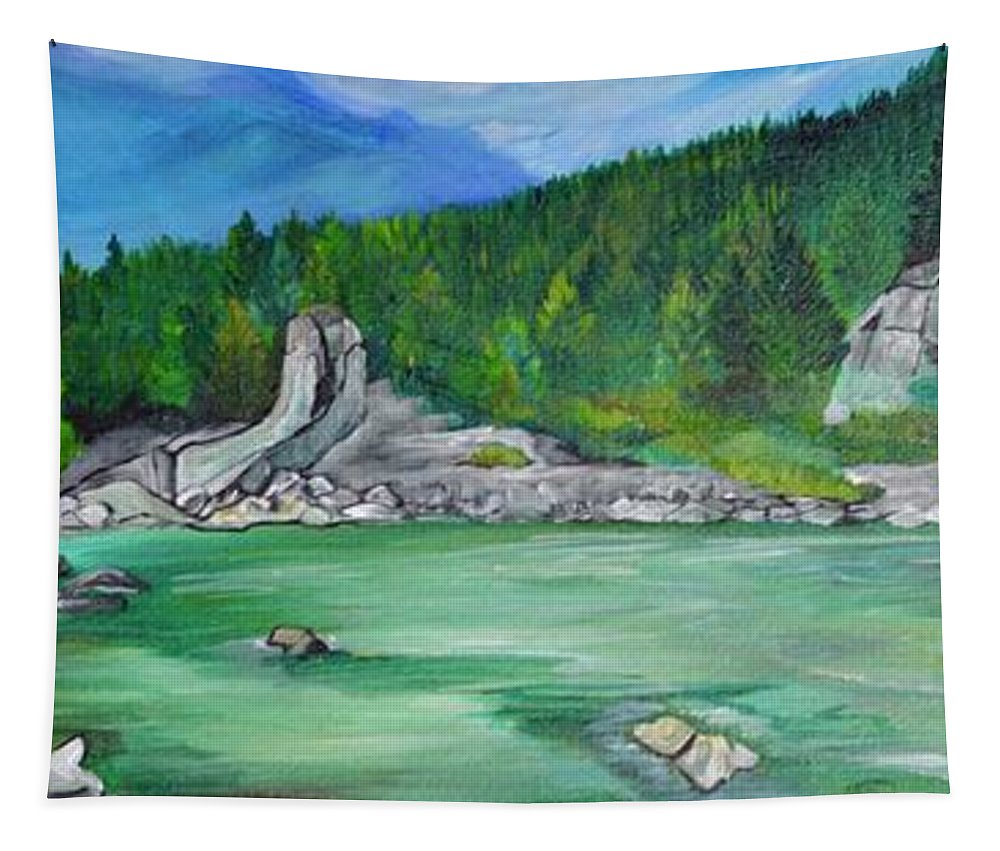 Madison River Float - Tapestry – Allison McGree Fine Art