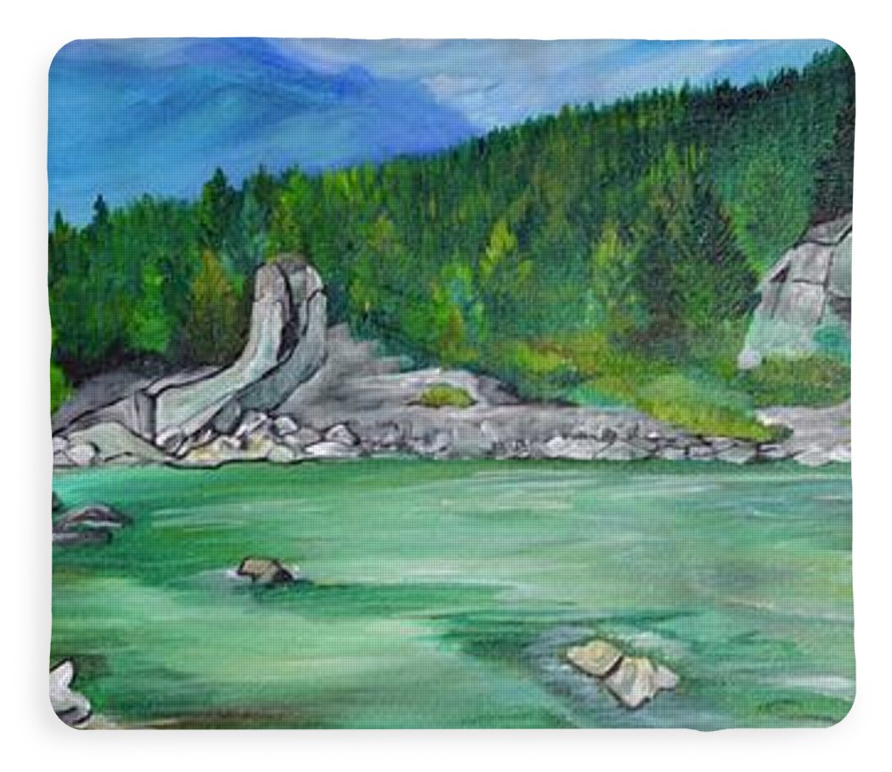 Madison River Float - Blanket – Allison McGree Fine Art