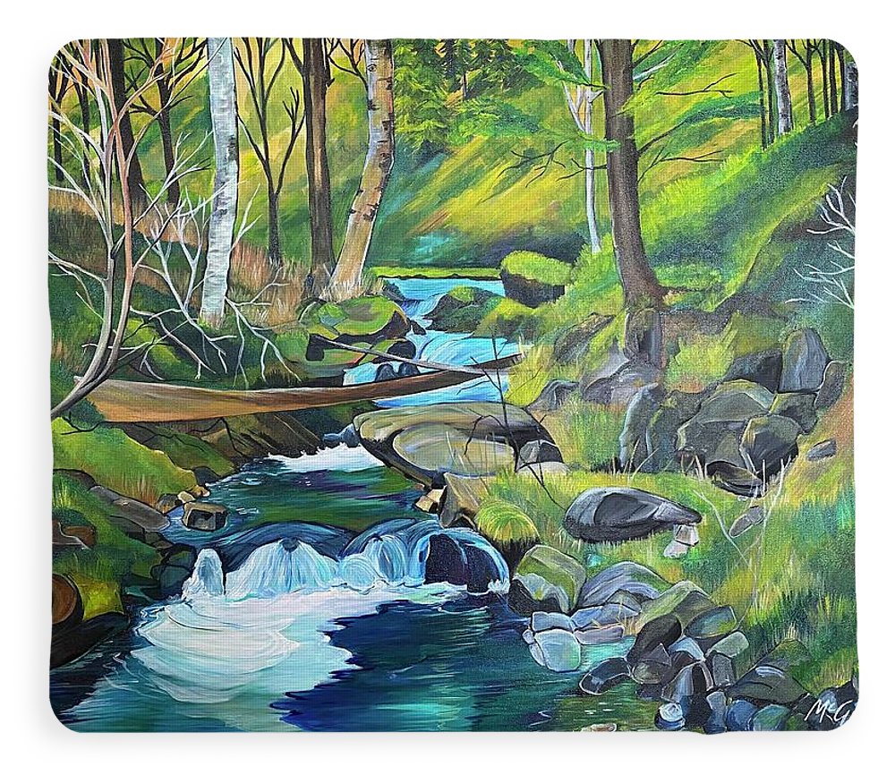 Mountain Spring - Blanket – Allison McGree Fine Art