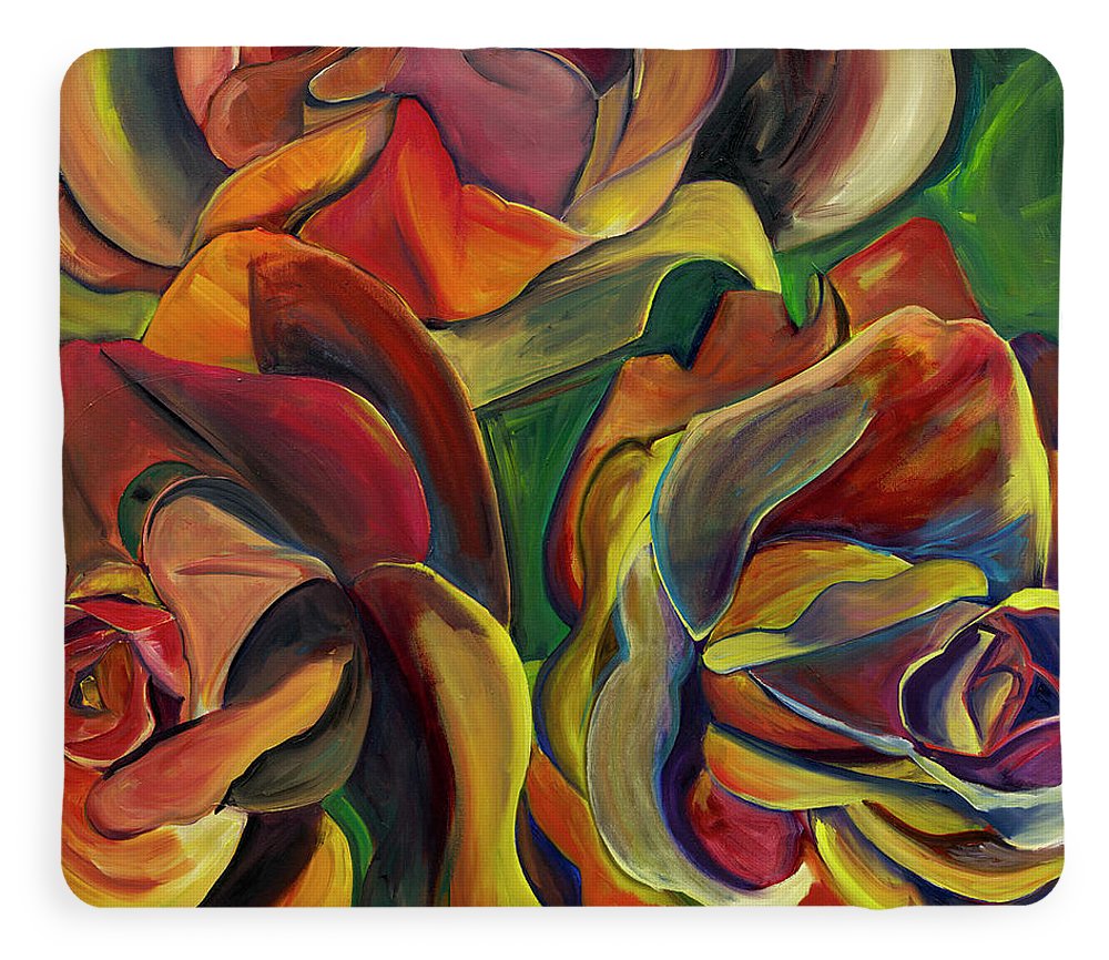 Red Roses - Blanket – Allison McGree Fine Art